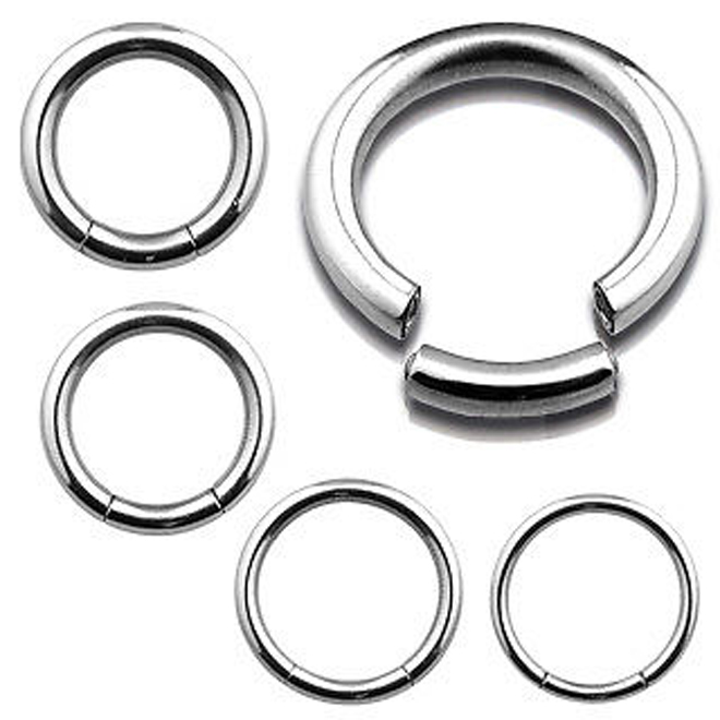 Surgical Steel Seamless Segment Ring Continuous Piercing | eBay